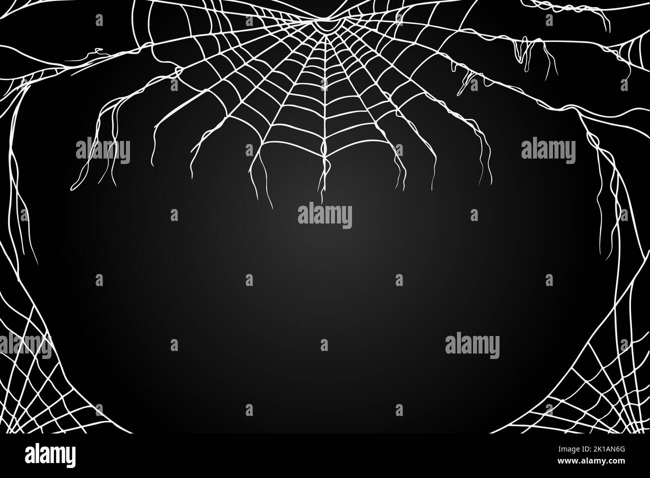 halloween cobweb background vector illustration Stock Vector Image ...