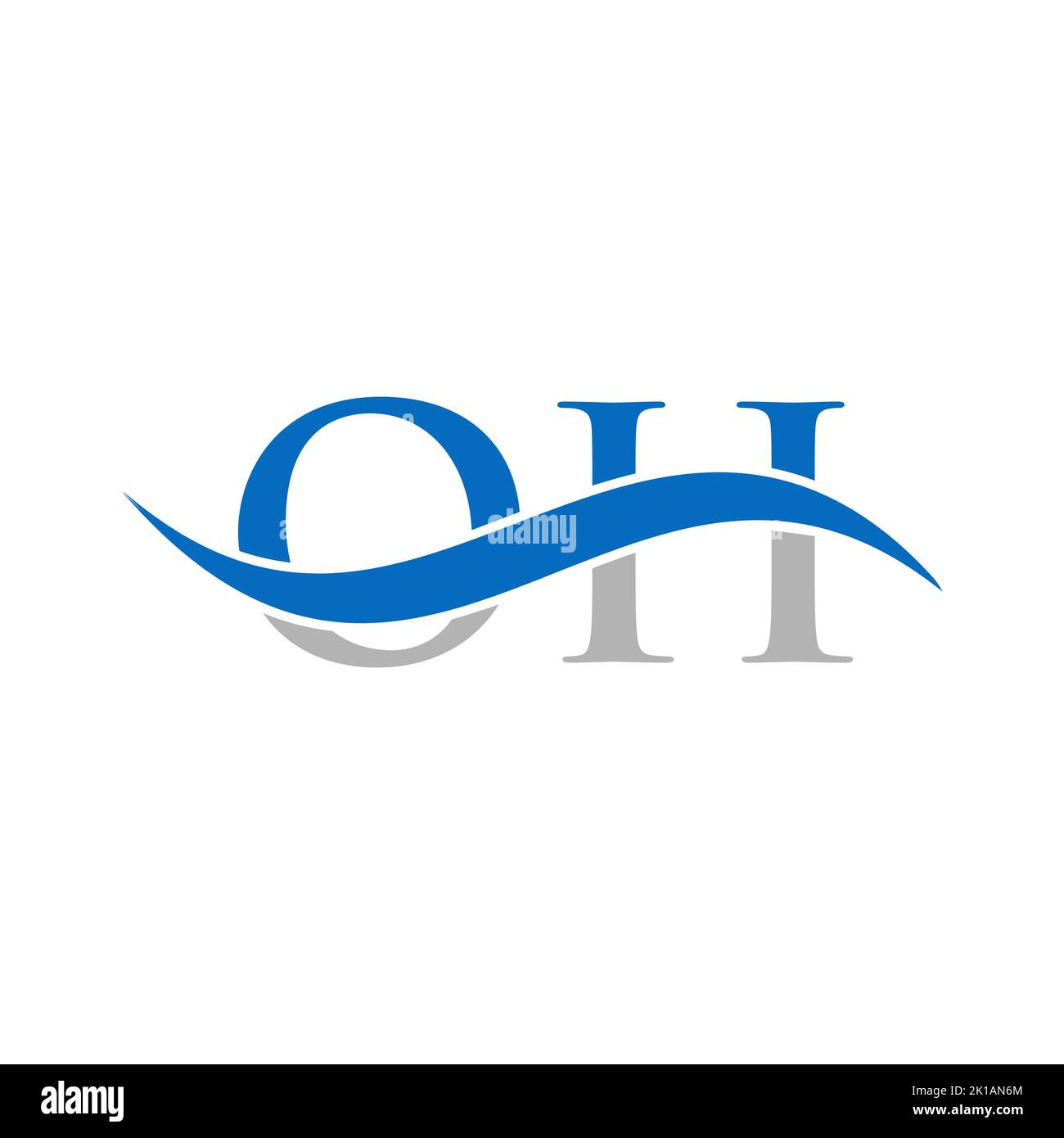 OH Combine Letter Logo Vector Template. Letter OH Logo Design Modern ...