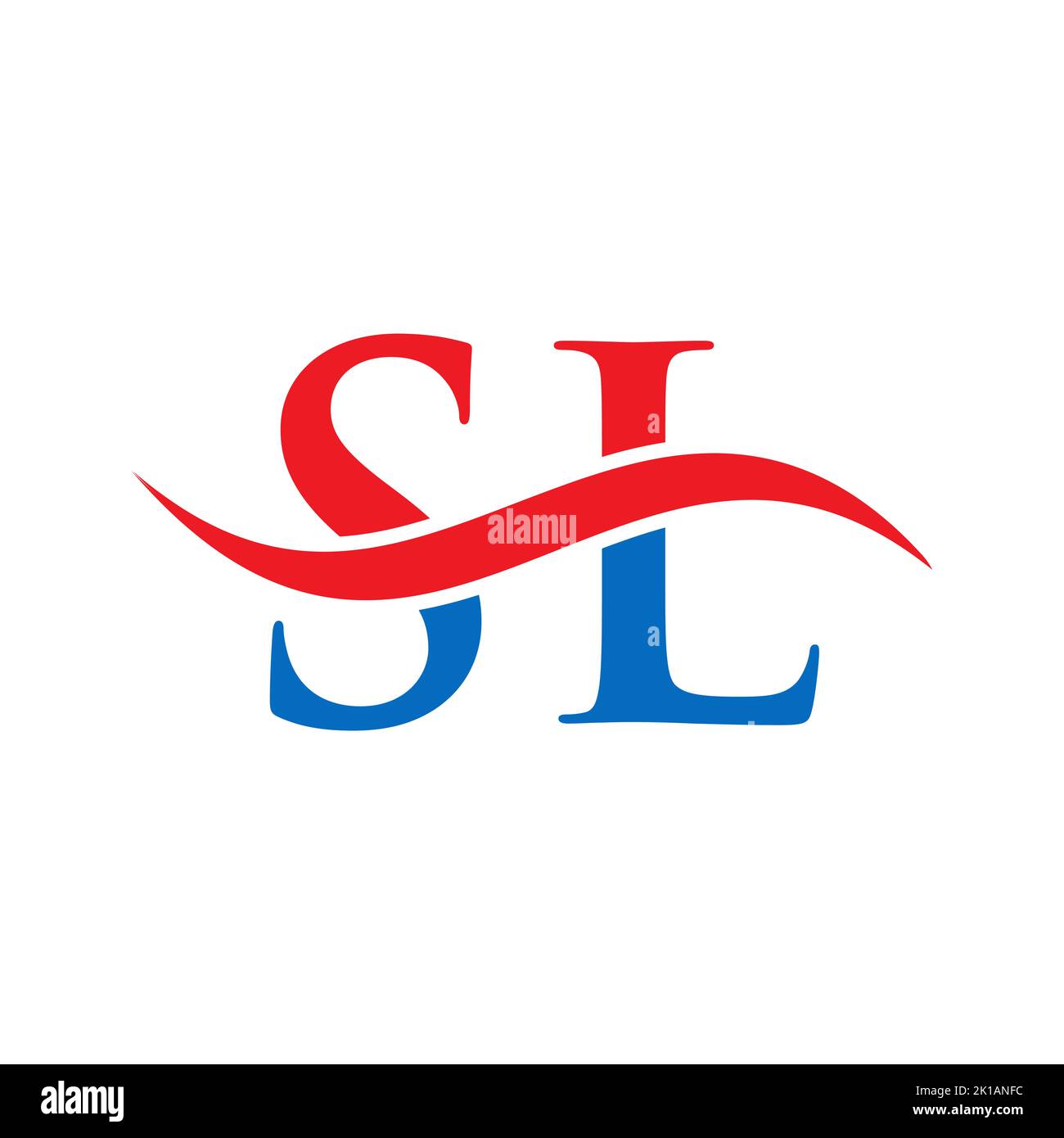 SL Combine Letter Logo Vector Template. Letter SL Logo Design Modern ...