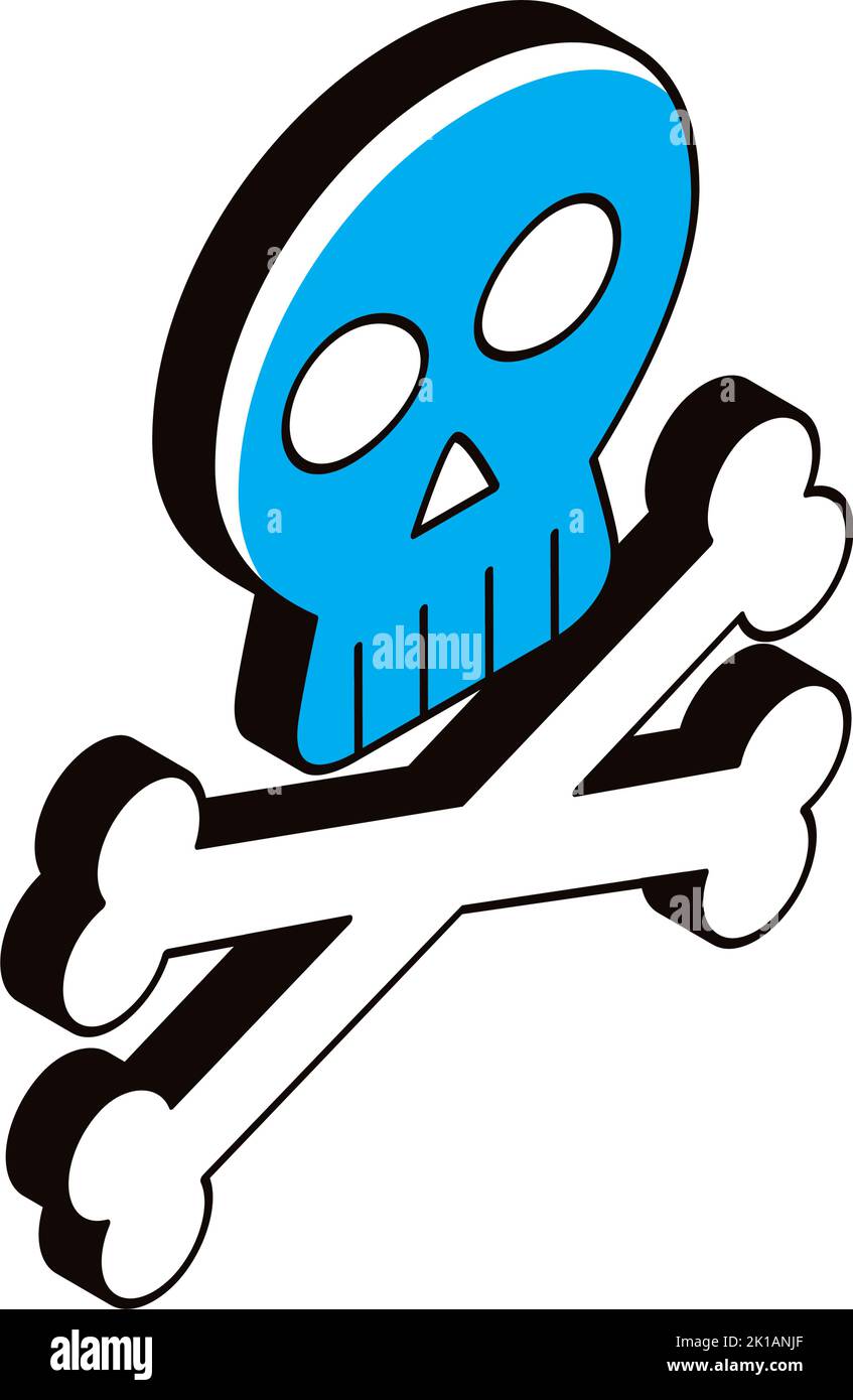 skull and bones crossed icon Stock Vector Image & Art - Alamy