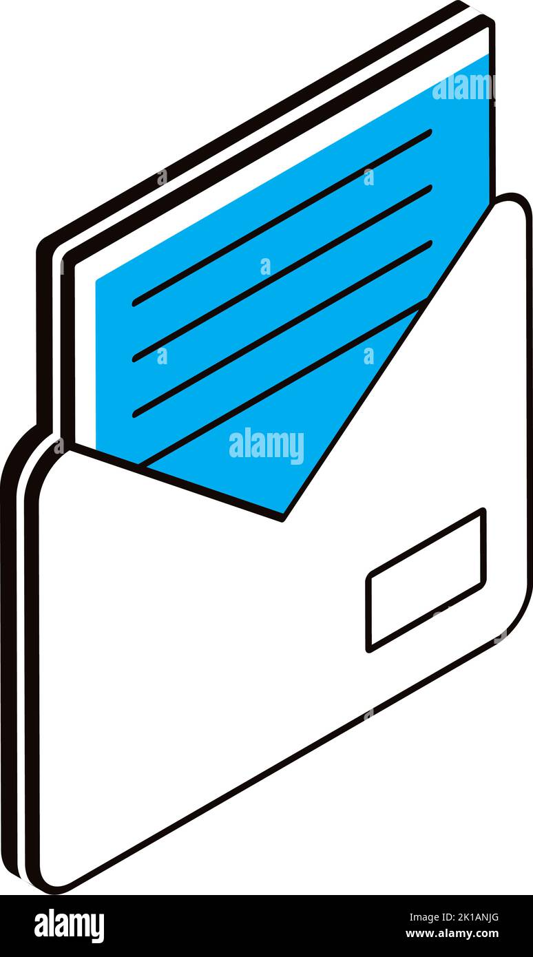 envelope mail send isometric icon Stock Vector Image & Art - Alamy