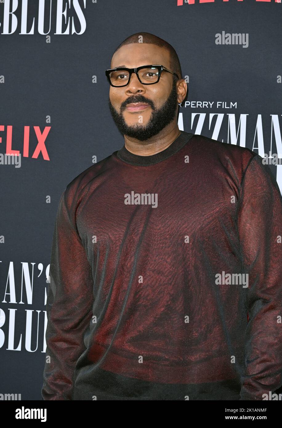 Los Angeles, USA. 16th Sep, 2022. Tyler Perry at the premiere for "A ...