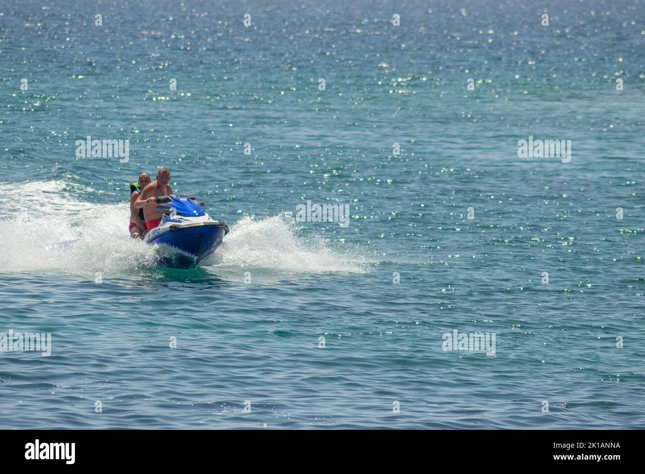 Two people jet ski hi-res stock photography and images - Alamy