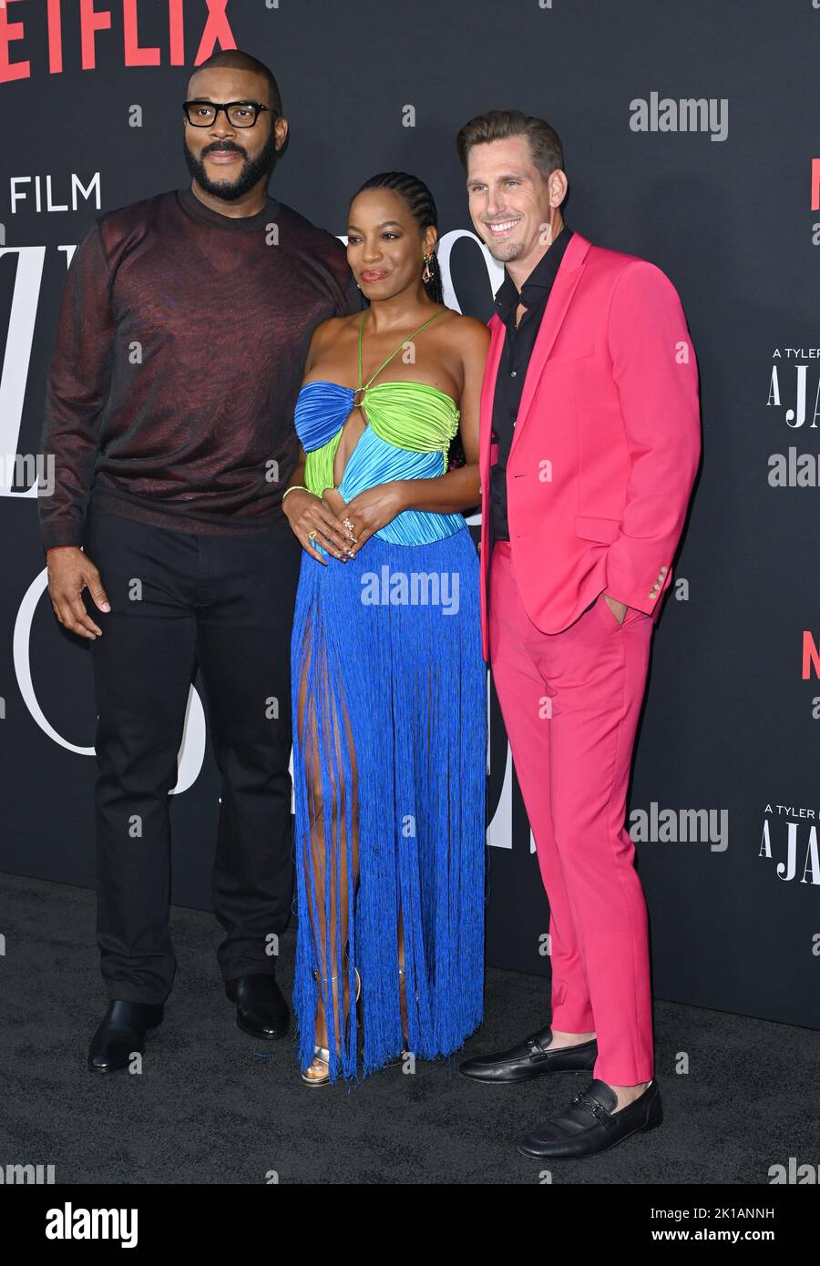 Los Angeles, USA. 16th Sep, 2022. Tyler Perry, Milauna Jemai Jackson ...