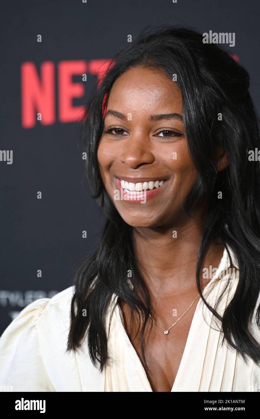 Los Angeles, USA. 16th Sep, 2022. Caroline Harris at the premiere for ...