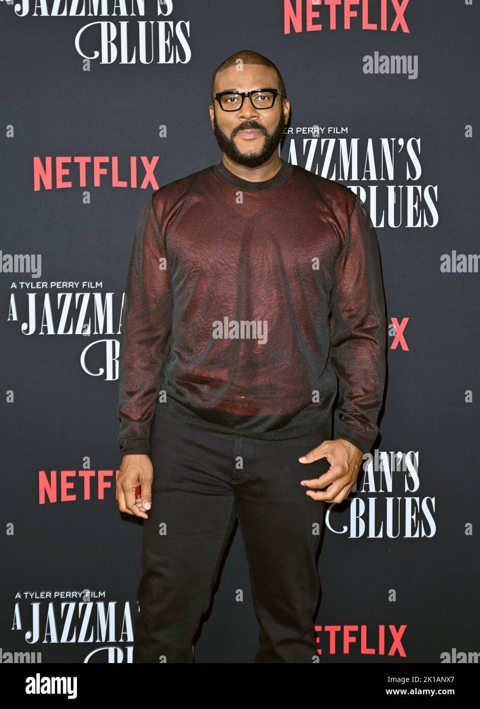Los Angeles, USA. 16th Sep, 2022. Tyler Perry at the premiere for "A ...