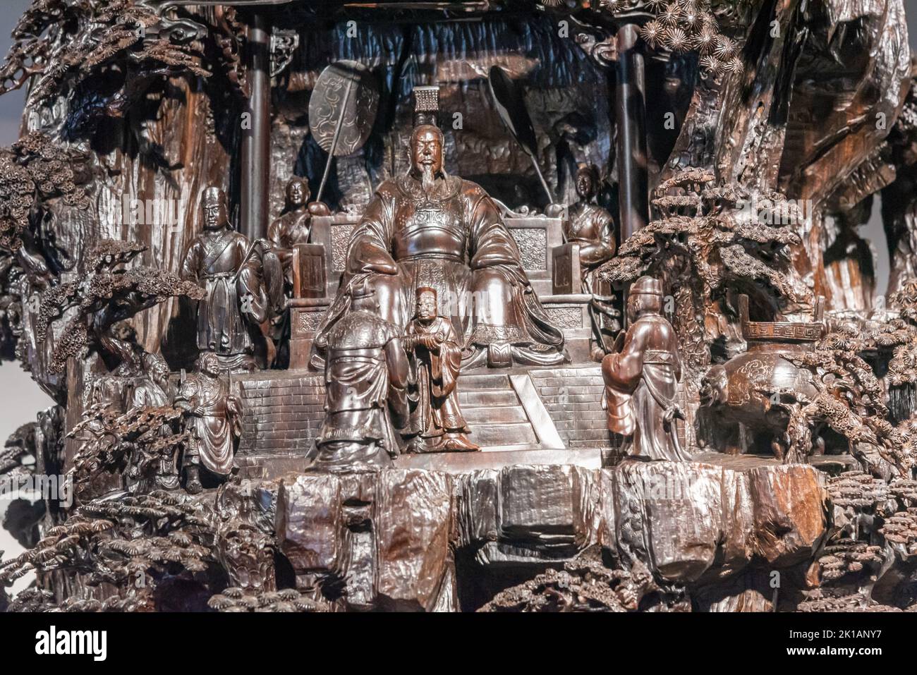 The building and interior of Zhongwang Mansion of Taiping Heavenly ...