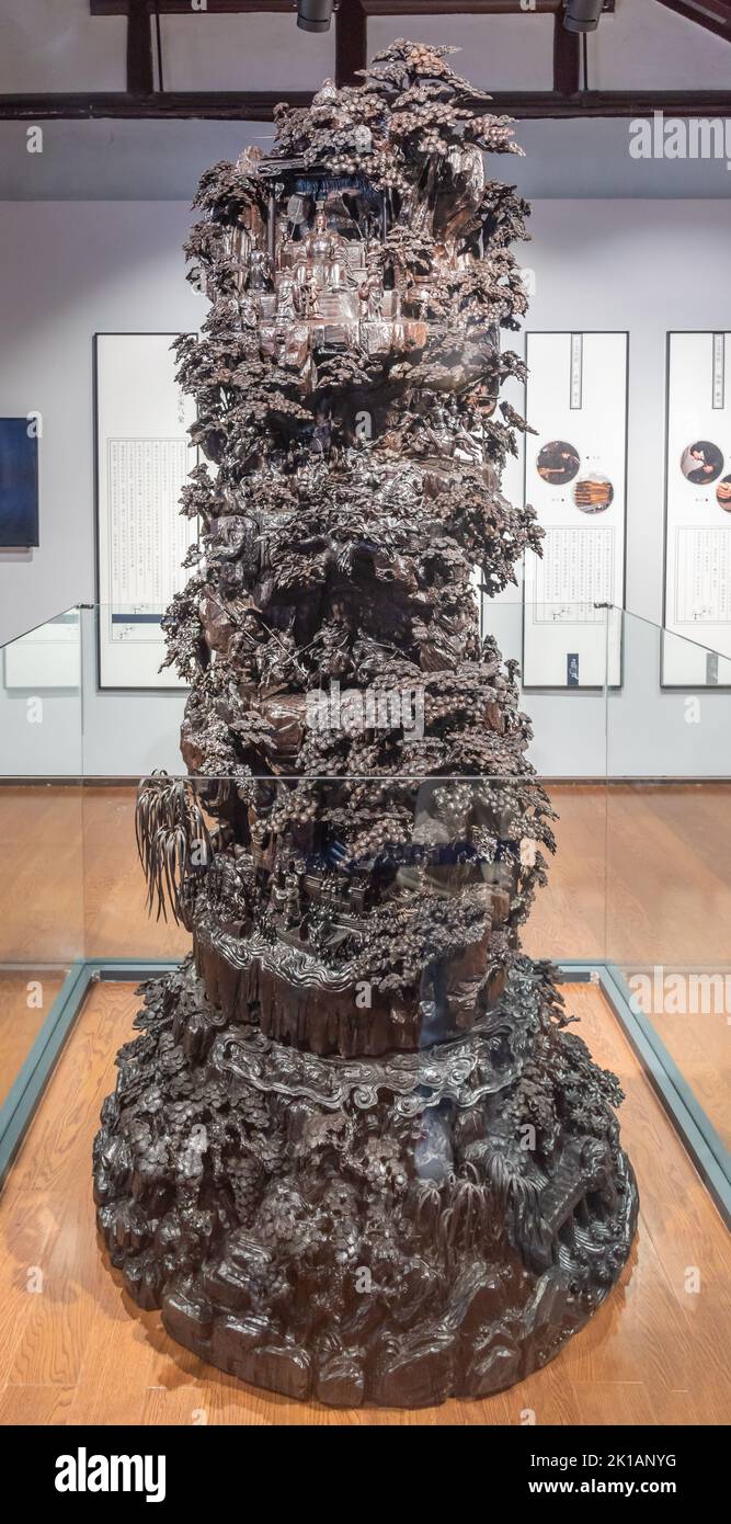 The building and interior of Zhongwang Mansion of Taiping Heavenly ...