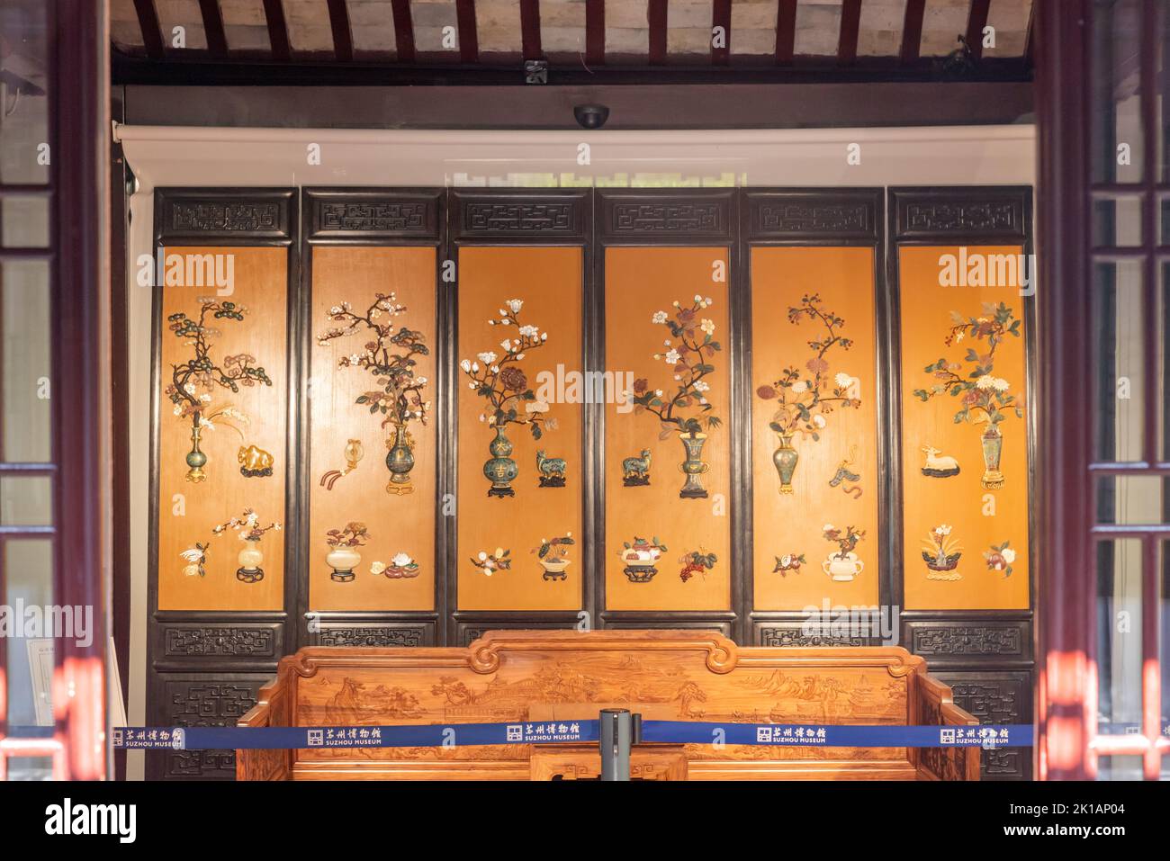 The building and interior of Zhongwang Mansion of Taiping Heavenly ...