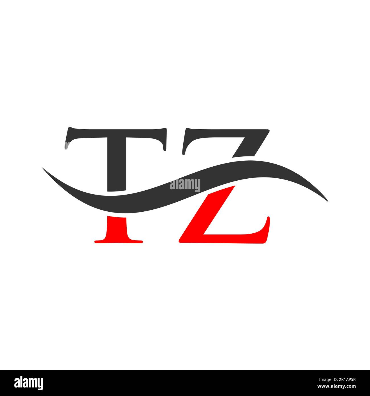 TZ Combine Letter Logo Vector Template. Letter TZ Logo Design Modern ...