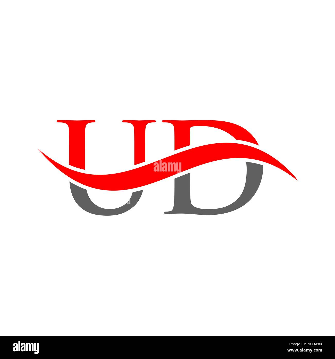 UD Combine Letter Logo Vector Template. Letter UD Logo Design Modern ...