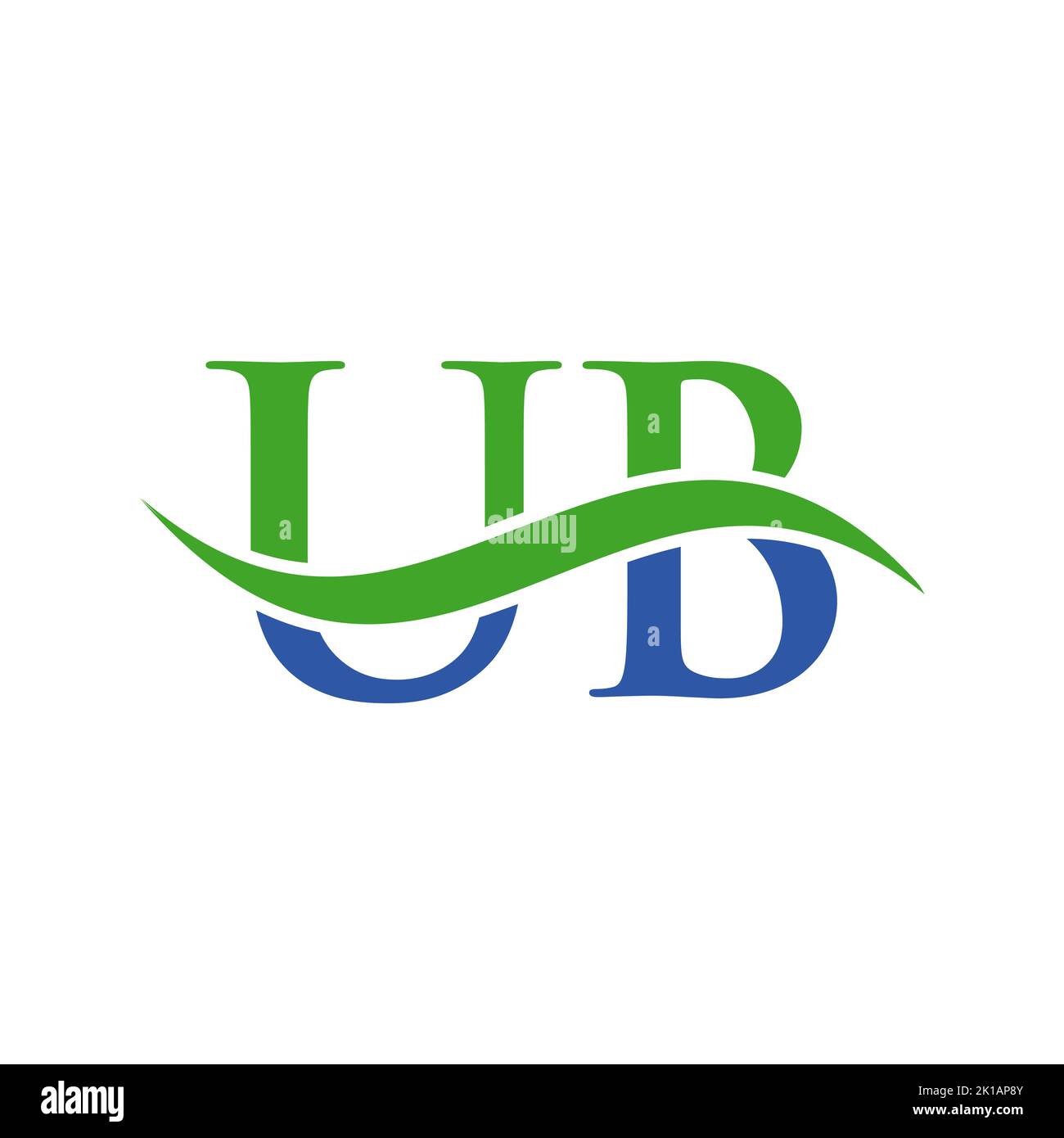 UB Combine Letter Logo Vector Template. Letter UB Logo Design Modern ...