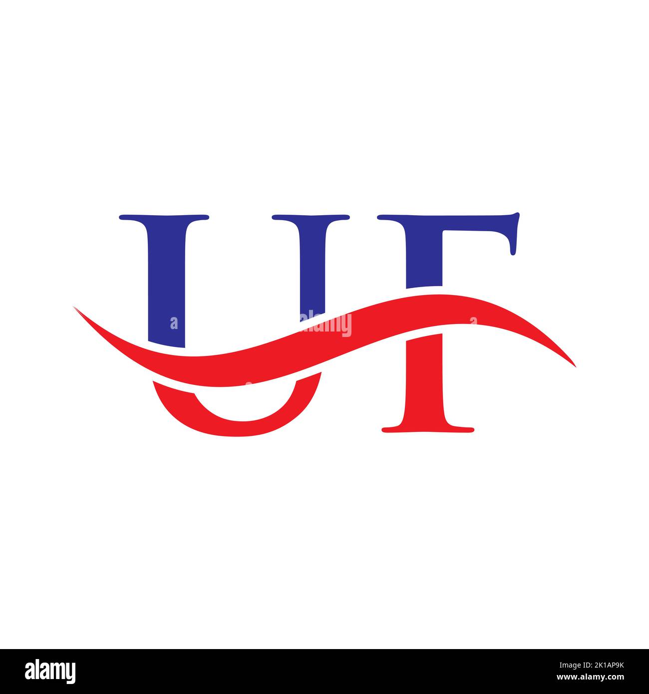 UF Combine Letter Logo Vector Template. Letter UF Logo Design Modern ...