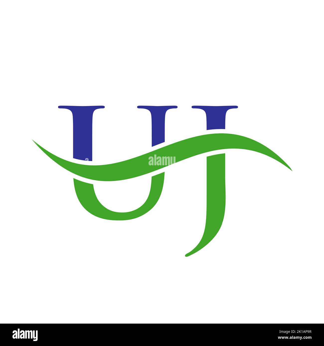UJ Combine Letter Logo Vector Template. Letter UJ Logo Design Modern ...