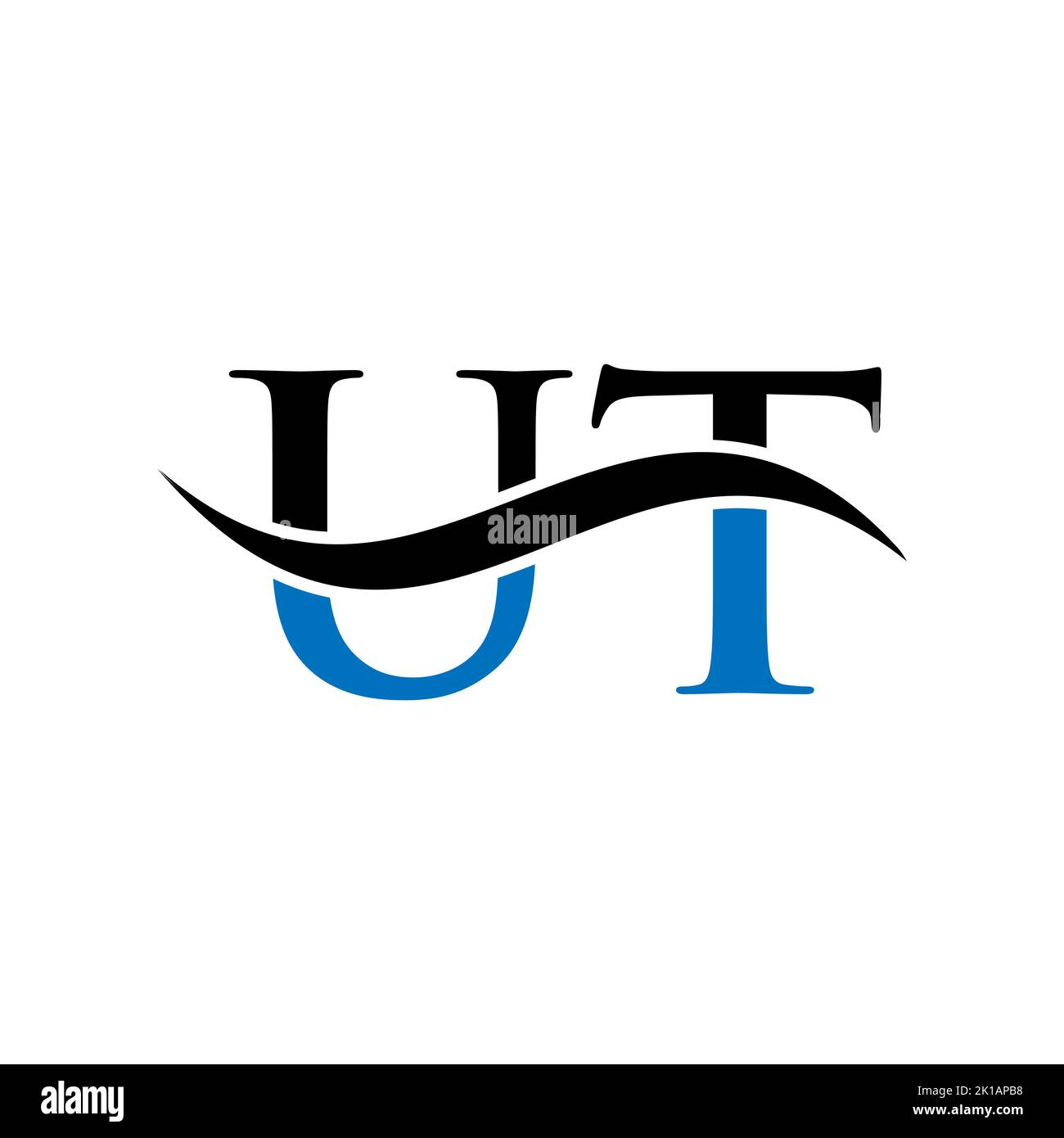 UT Combine Letter Logo Vector Template. Letter UT Logo Design Modern ...