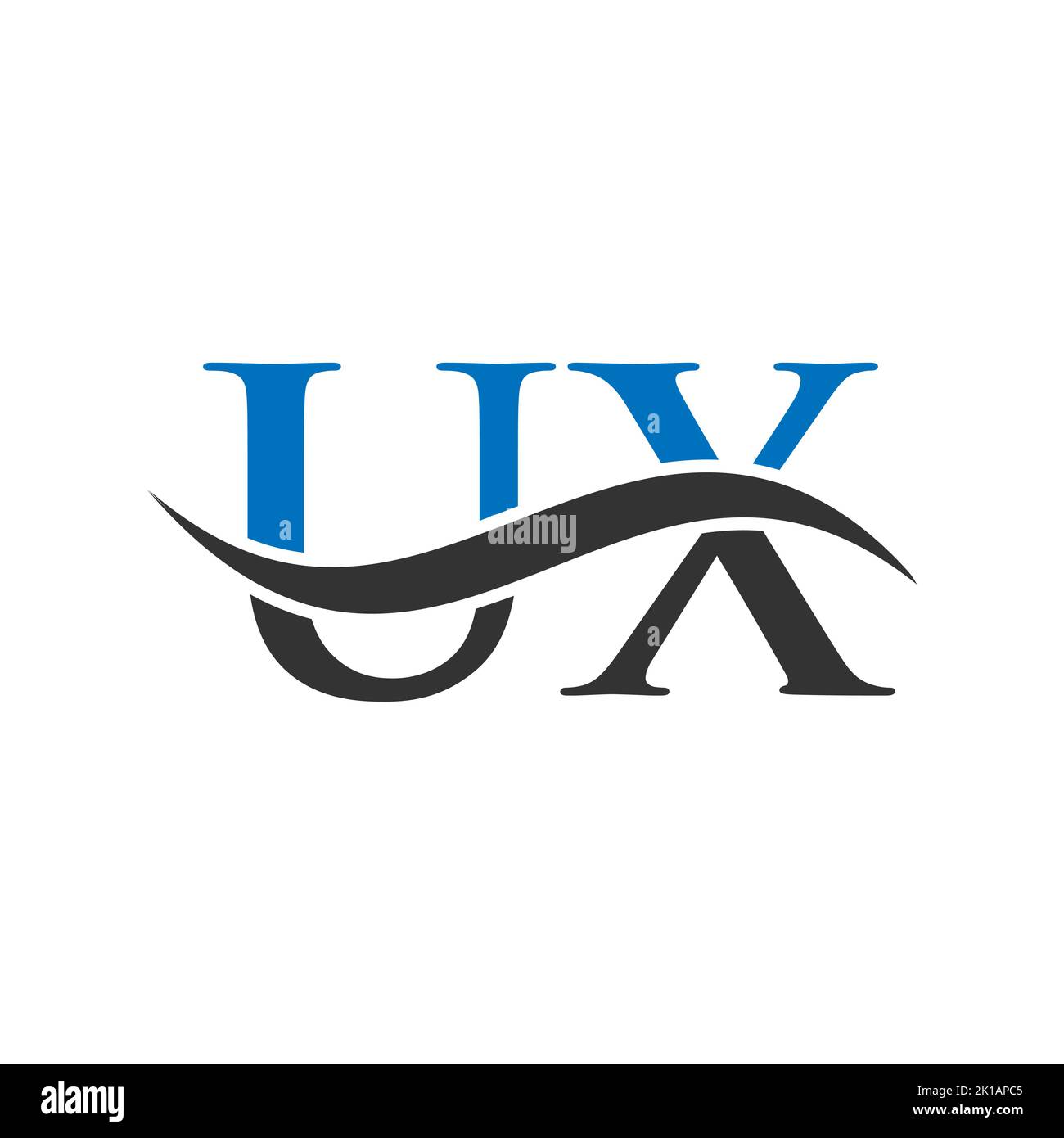 Letter ux logo Stock Vector Images - Alamy