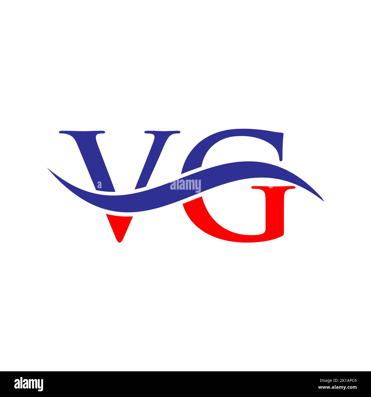VG Combine Letter Logo Vector Template. Letter VG Logo Design Modern ...