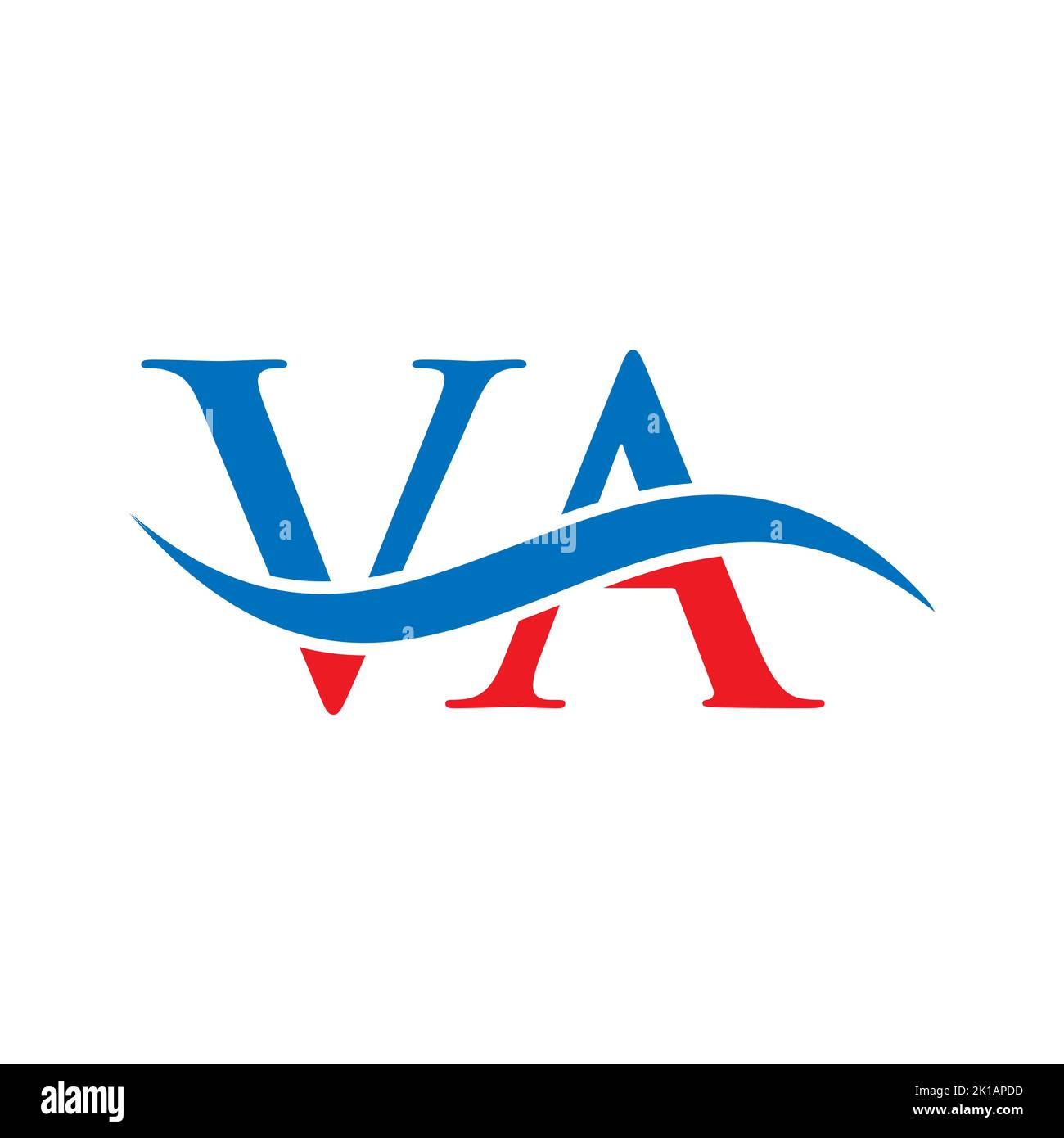 VA Combine Letter Logo Vector Template. Letter VA Logo Design Modern ...