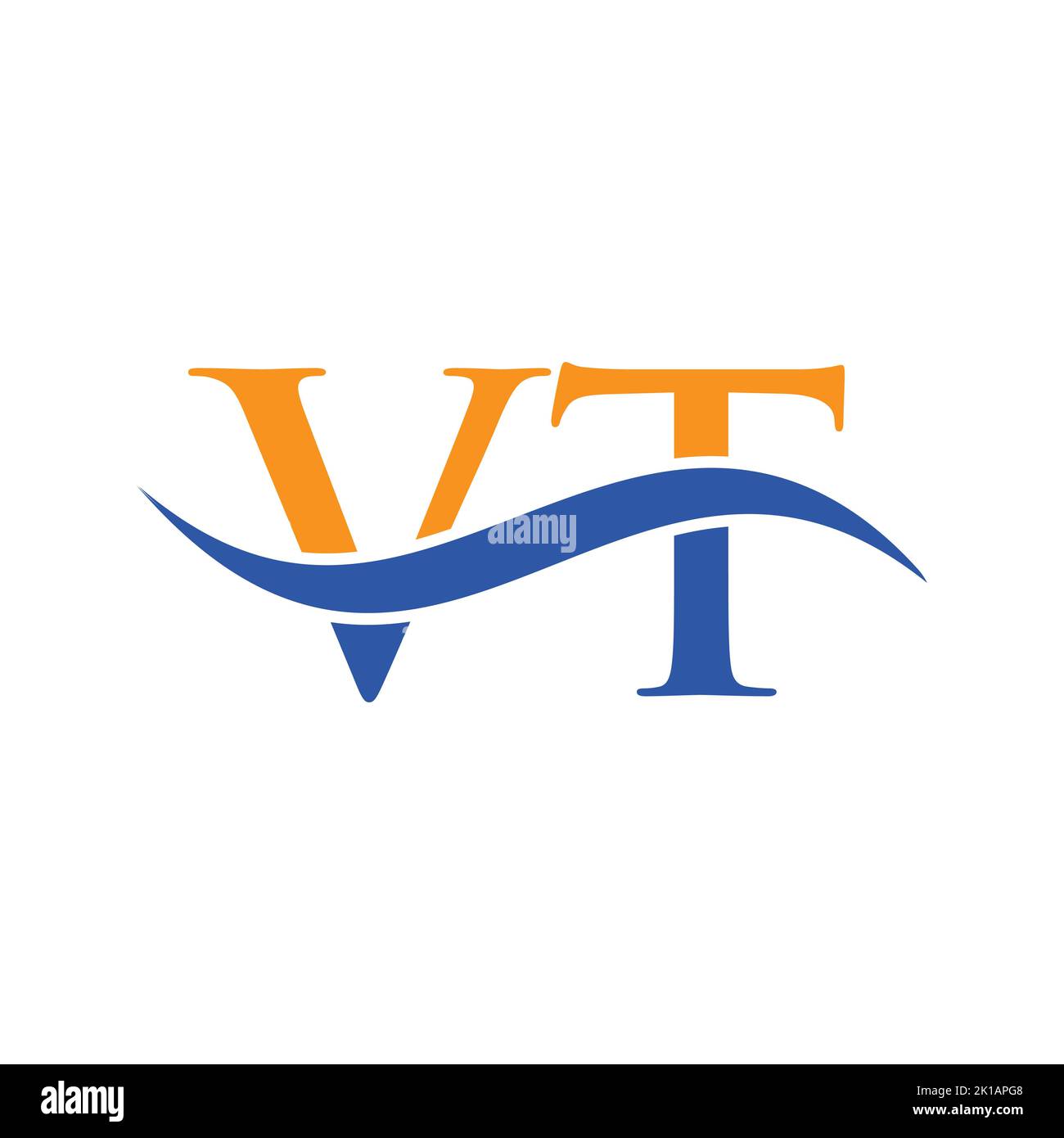 VT Combine Letter Logo Vector Template. Letter VT Logo Design Modern ...