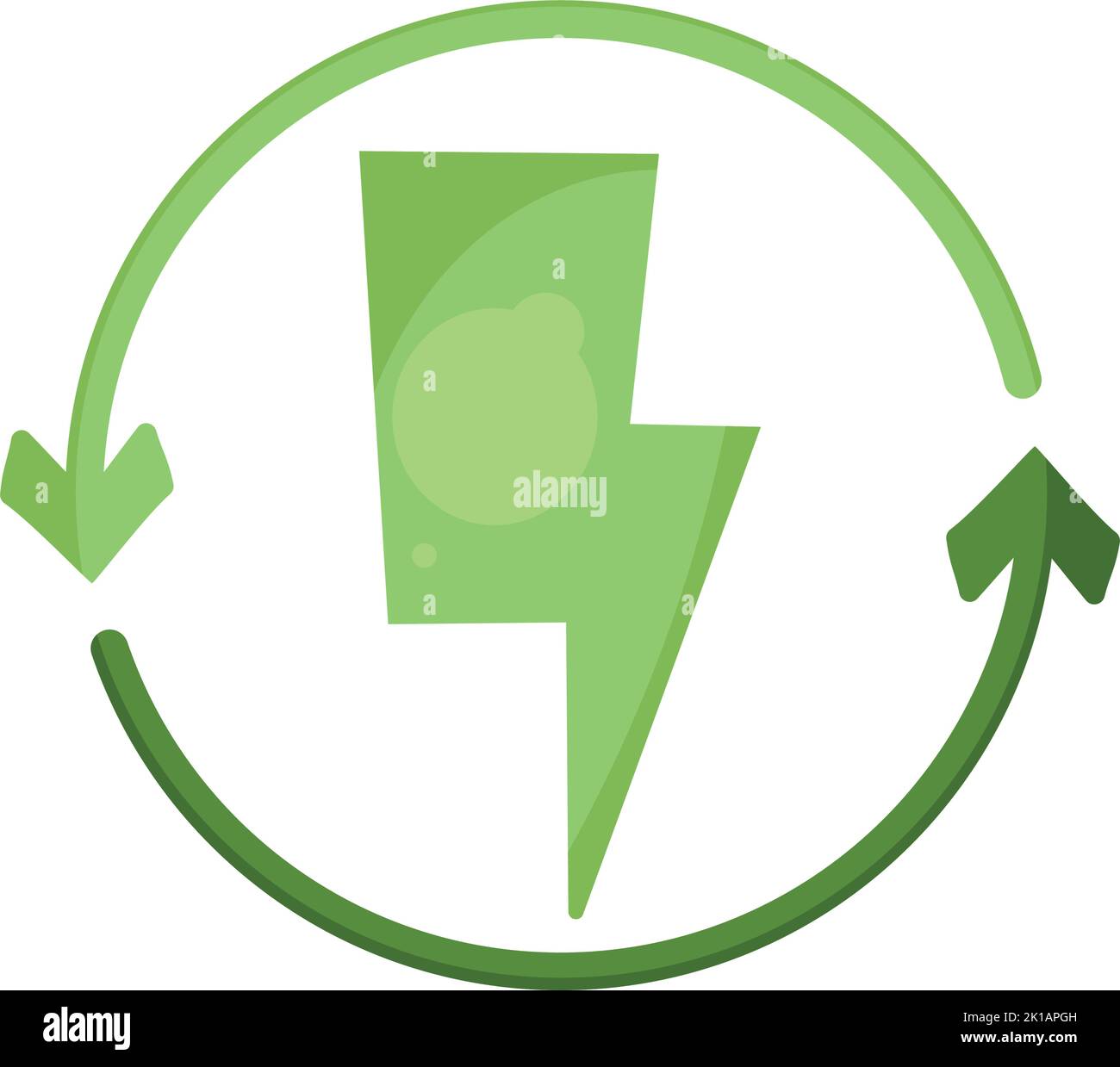power ray and arrows green energy Stock Vector Image & Art - Alamy