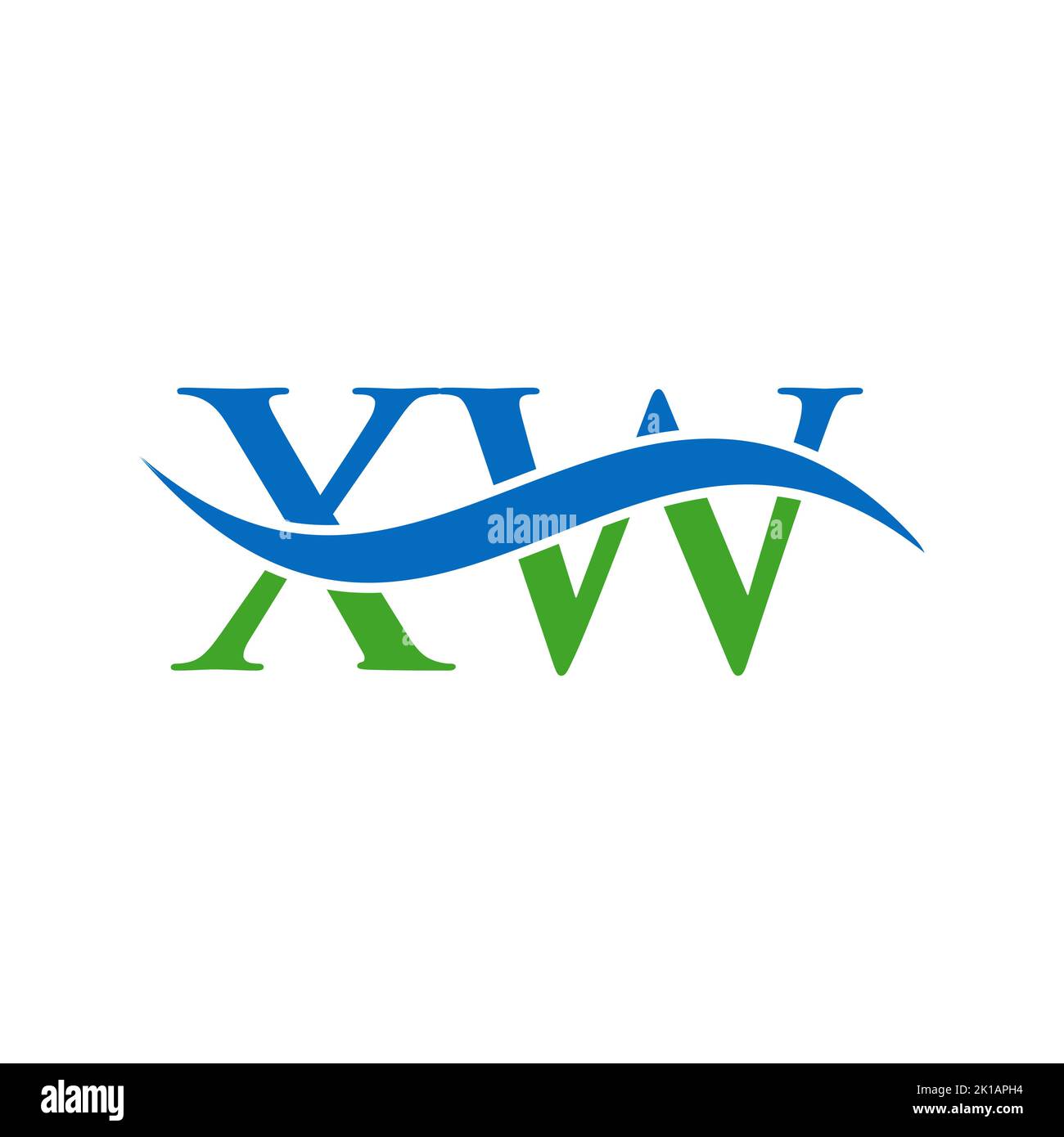 XW Combine Letter Logo Vector Template. Letter XW Logo Design Modern ...