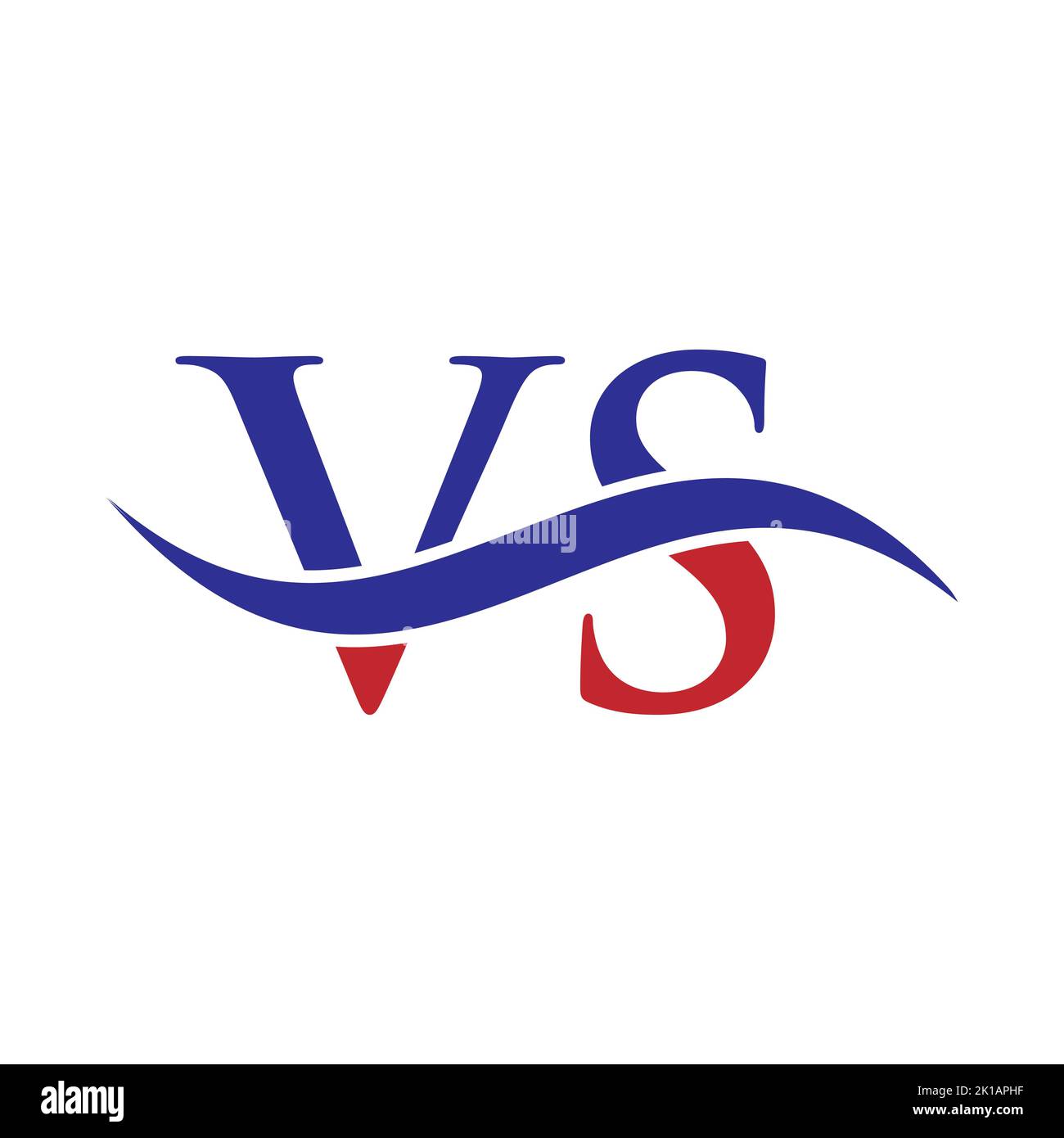 VS Combine Letter Logo Vector Template. Letter VS Logo Design Modern ...