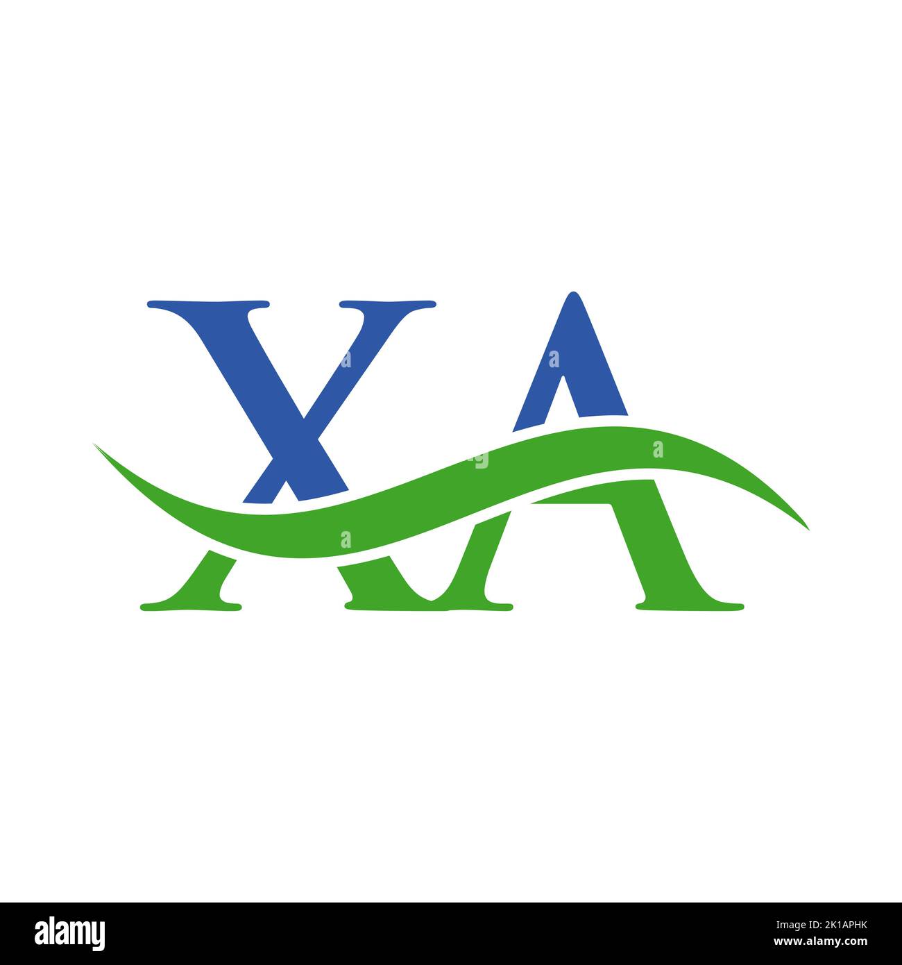 XA Combine Letter Logo Vector Template. Letter XA Logo Design Modern ...