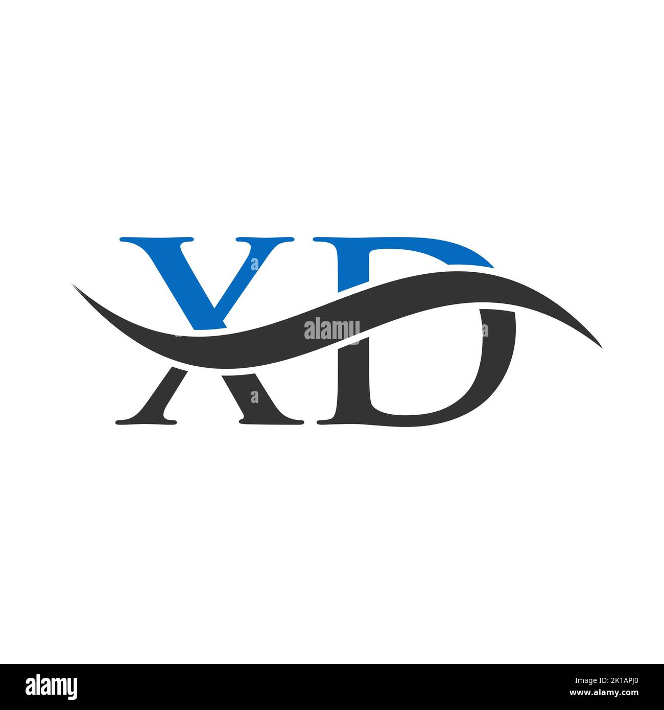 XD Combine Letter Logo Vector Template. Letter XD Logo Design Modern ...