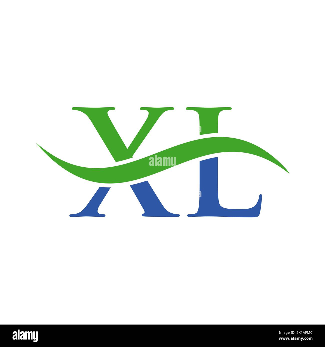 XL Combine Letter Logo Vector Template. Letter XL Logo Design Modern ...