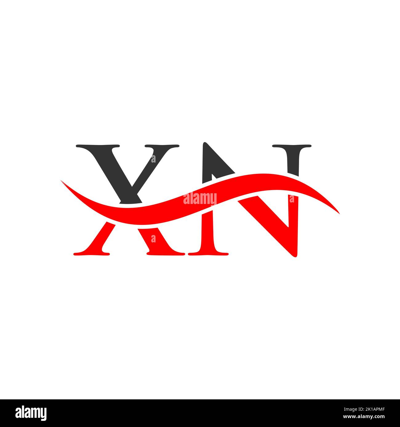 XN Combine Letter Logo Vector Template. Letter XN Logo Design Modern ...