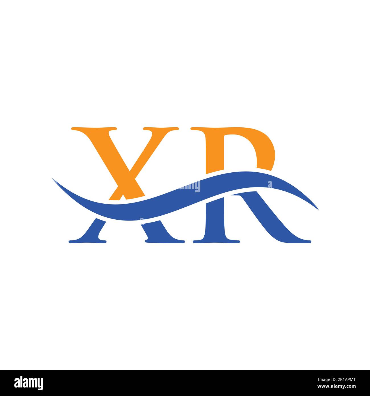 XR Combine Letter Logo Vector Template. Letter XR Logo Design Modern ...