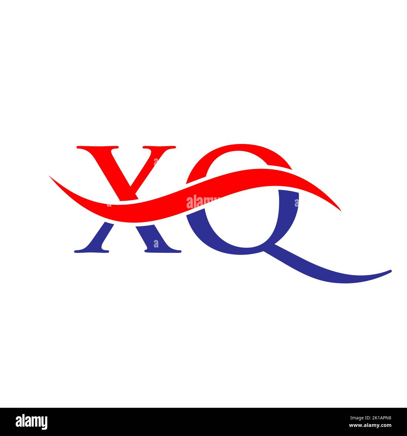 XQ Combine Letter Logo Vector Template. Letter XQ Logo Design Modern ...