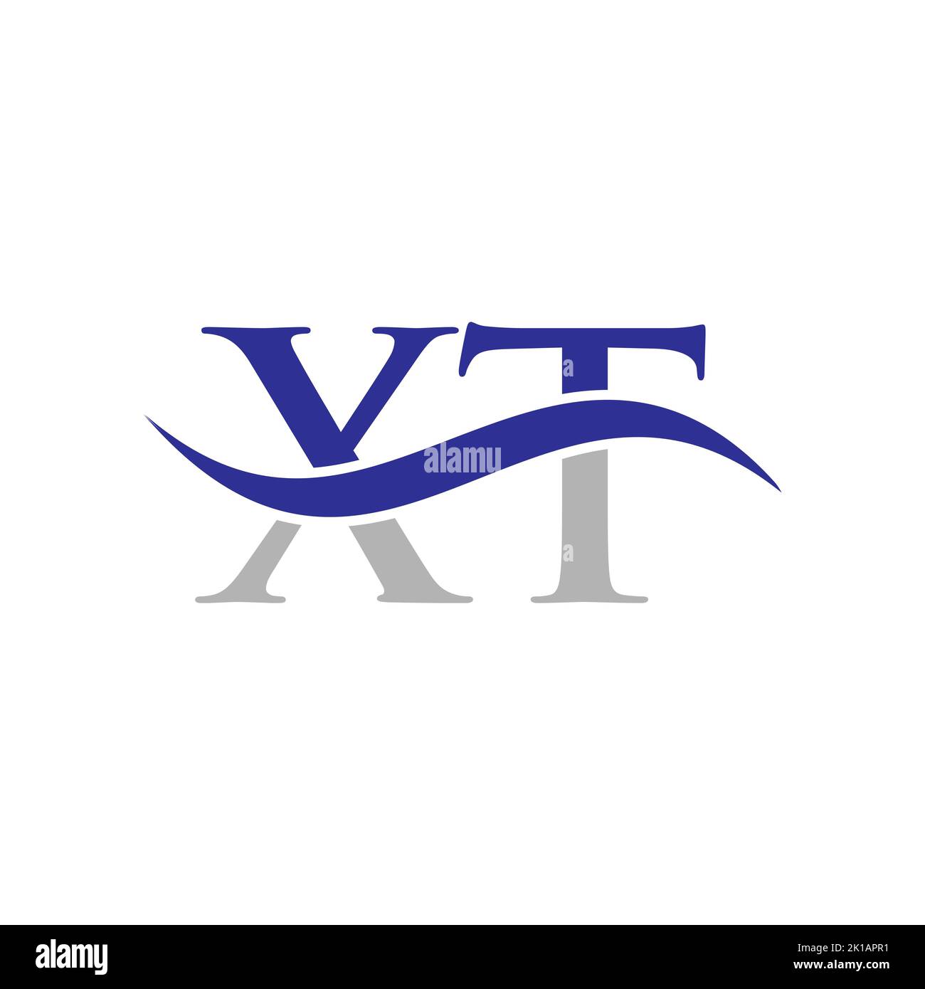 XT Combine Letter Logo Vector Template. Letter XT Logo Design Modern ...
