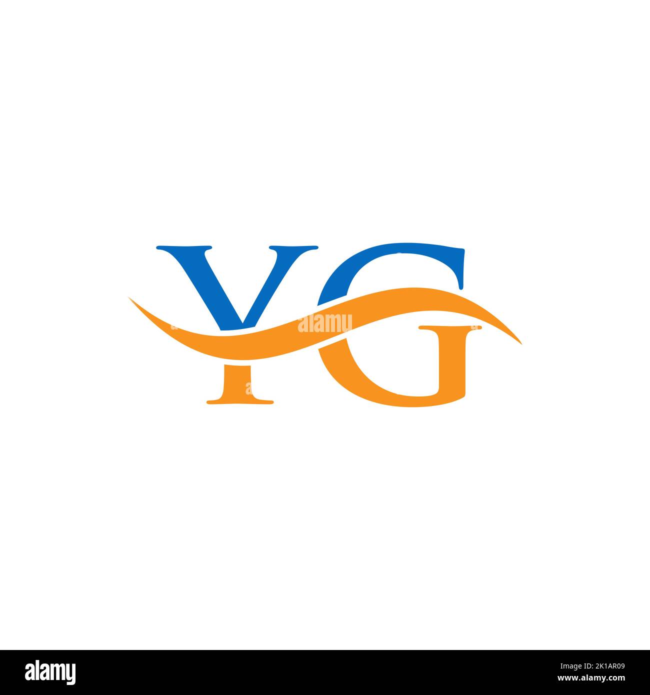 YG Combine Letter Logo Vector Template. Letter YG Logo Design Modern ...
