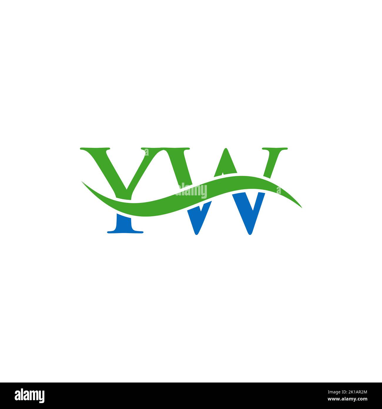 YW Combine Letter Logo Vector Template. Letter YW Logo Design Modern ...