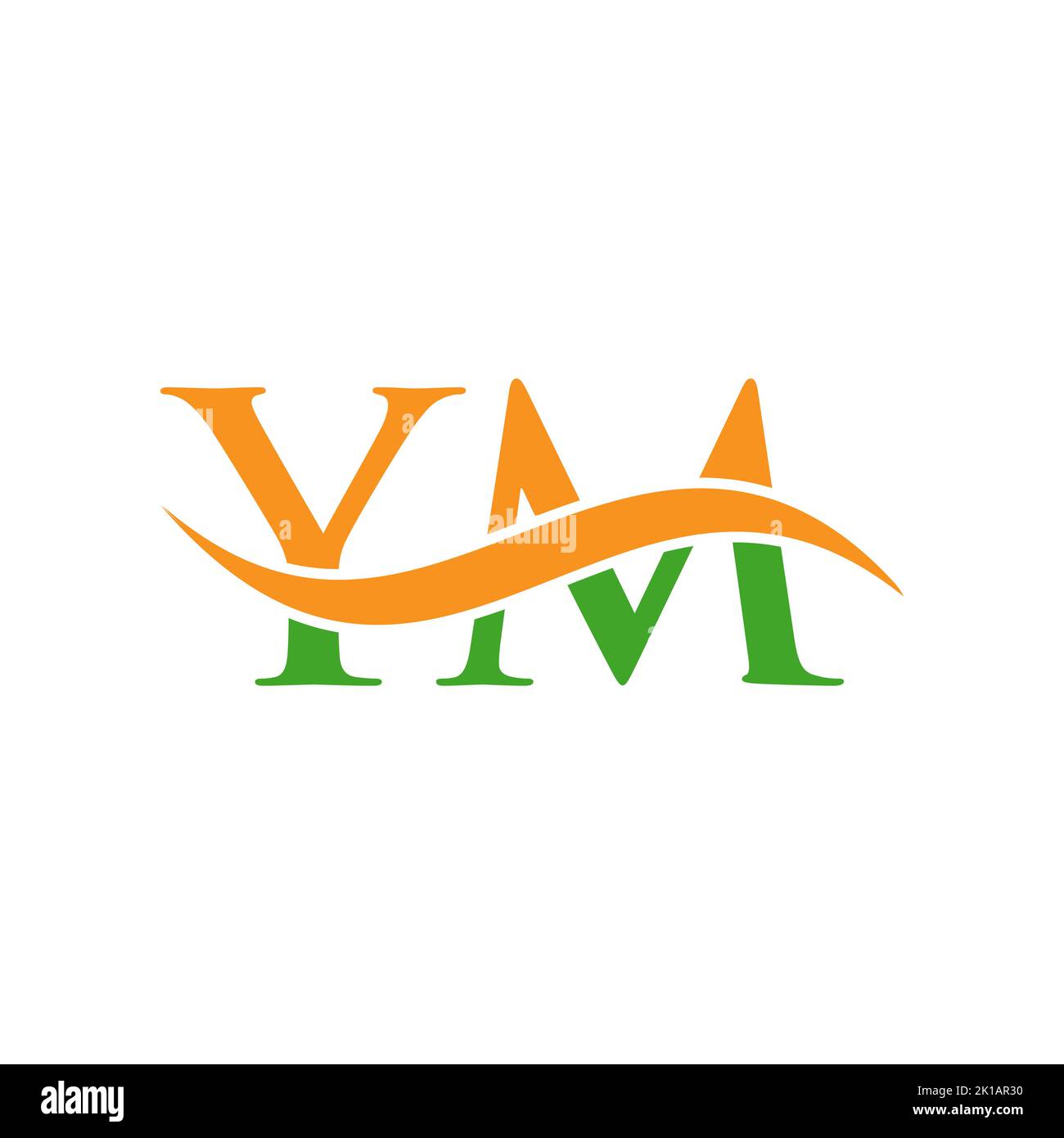 YM Combine Letter Logo Vector Template. Letter YM Logo Design Modern Typography Sign Stock ...