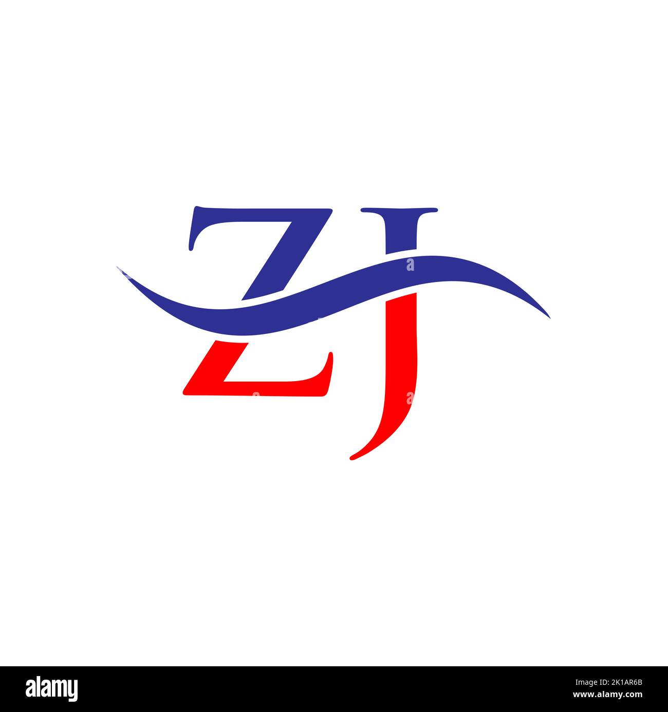ZJ Combine Letter Logo Vector Template. Letter ZJ Logo Design Modern ...