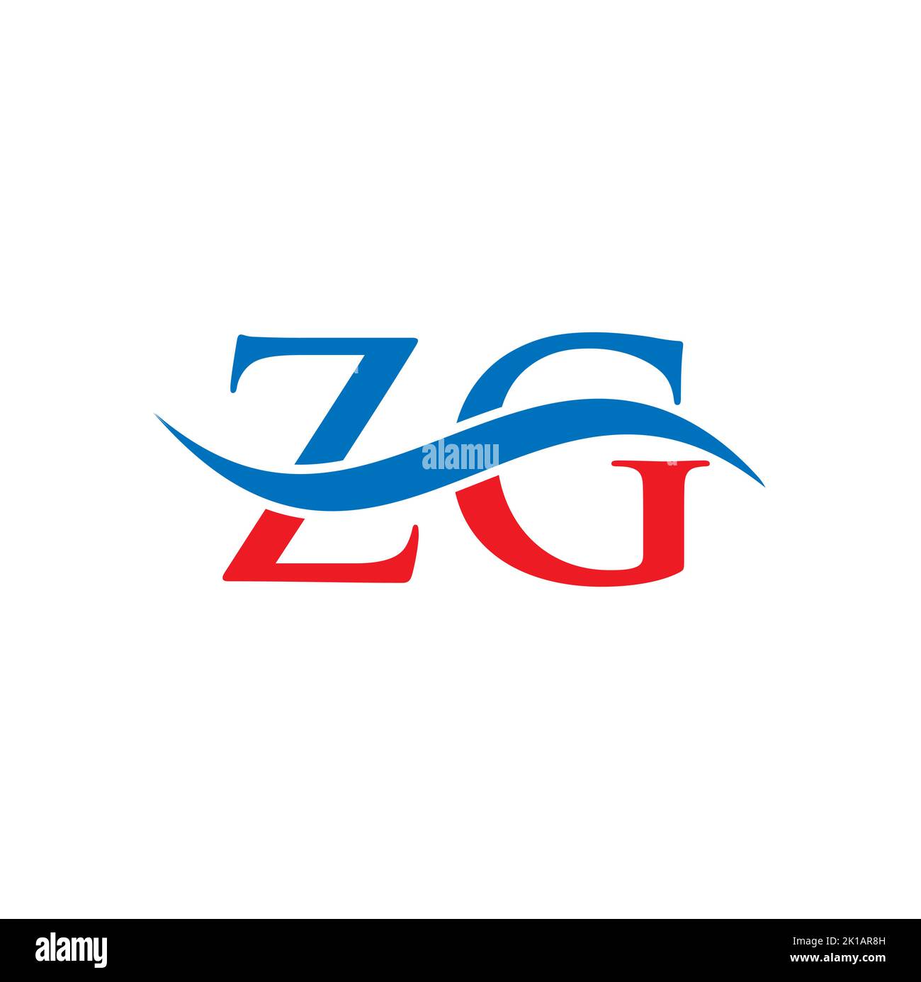 ZG Combine Letter Logo Vector Template. Letter ZG Logo Design Modern ...