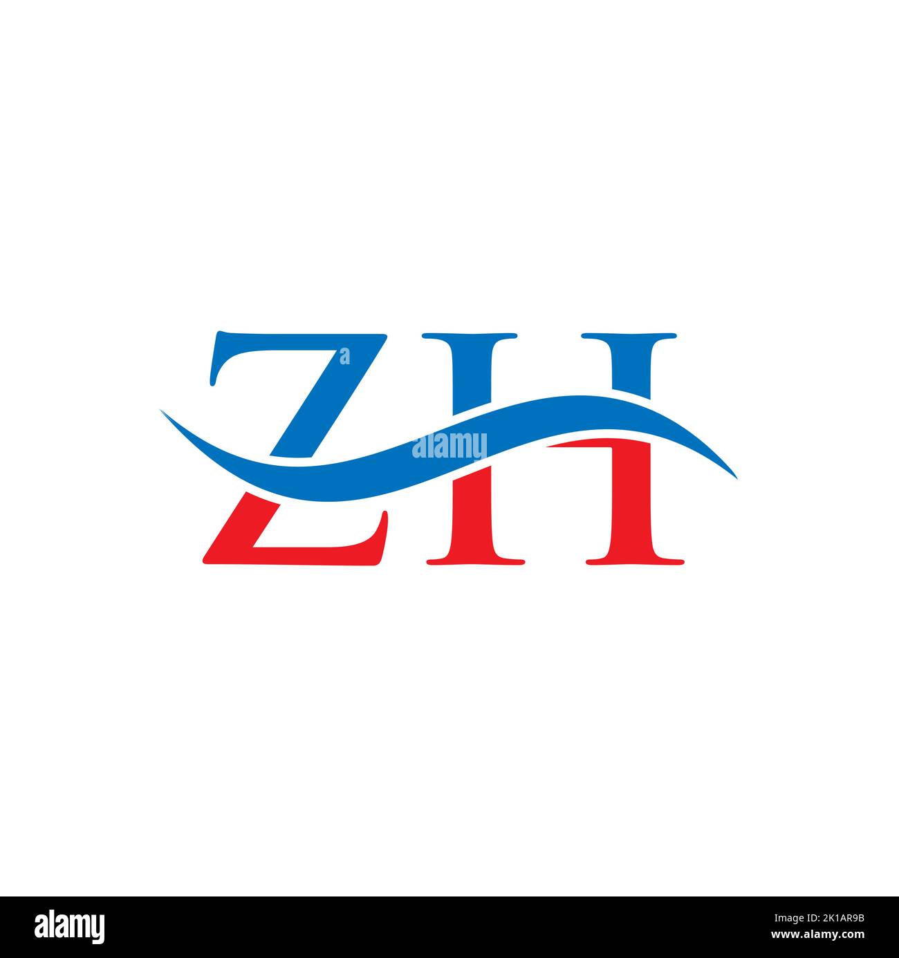 ZH Combine Letter Logo Vector Template. Letter ZH Logo Design Modern ...