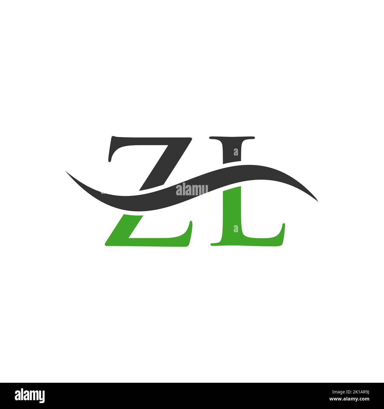 ZL Combine Letter Logo Vector Template. Letter ZL Logo Design Modern ...