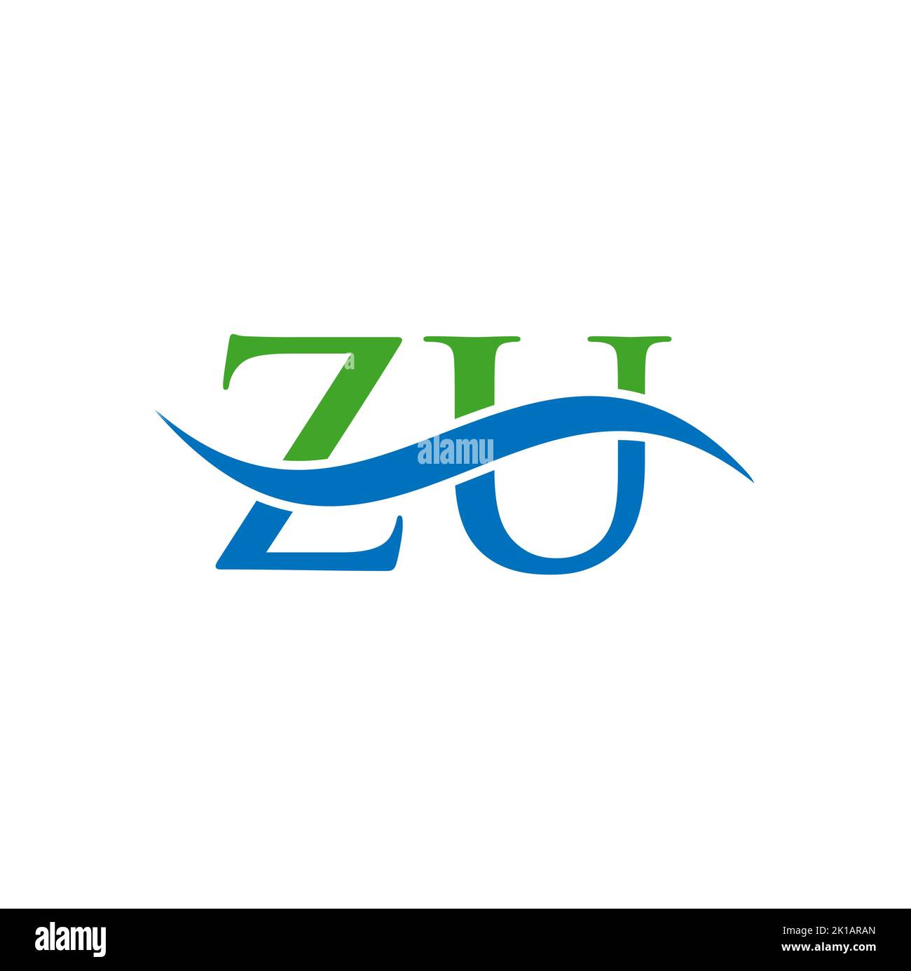 ZU Combine Letter Logo Vector Template. Letter ZU Logo Design Modern ...