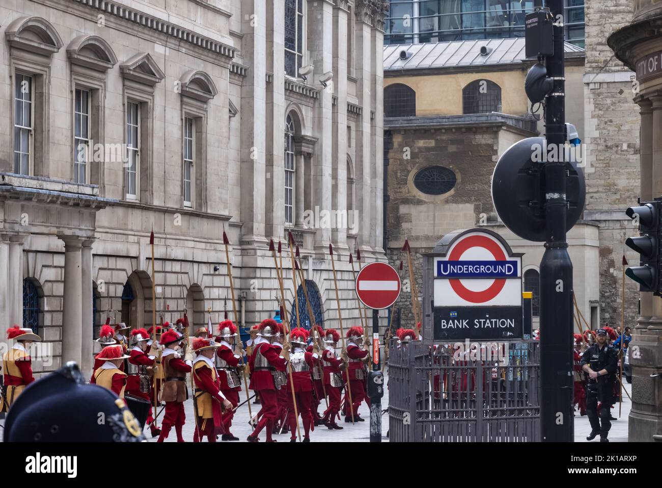 Around London during the mourning period for Queen Elizabeth II Stock ...