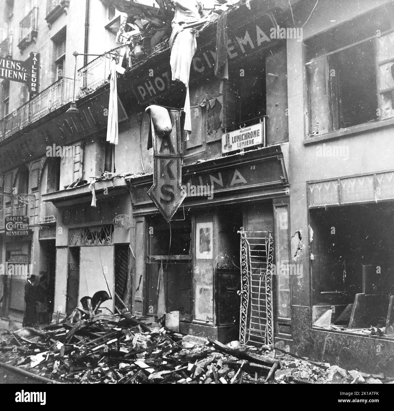 world war ii : bombing of nantes, France Stock Photo - Alamy