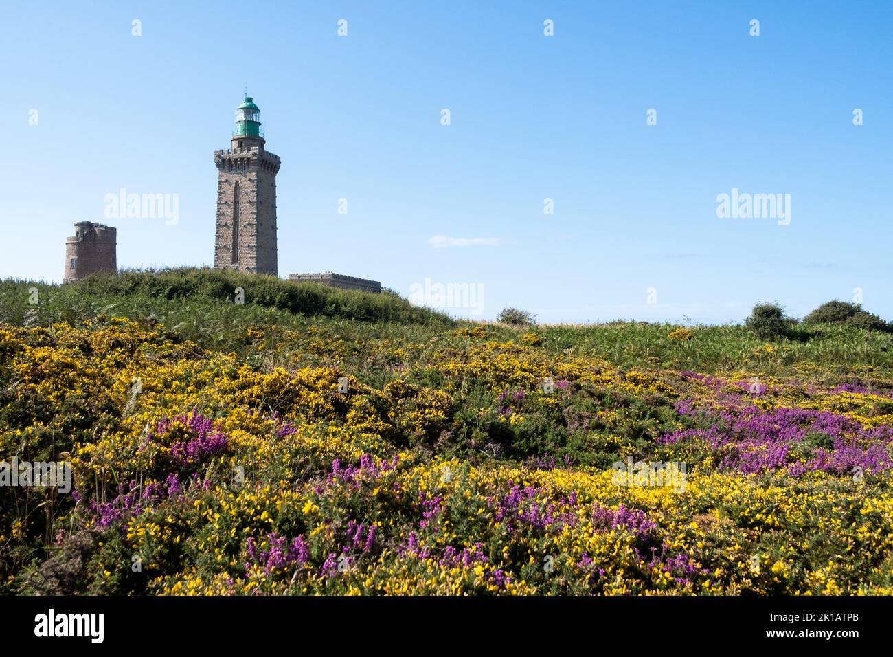 France, Brittany, Cap Frehel on 2021-07-30. Tourist visit of Cap Frehel ...