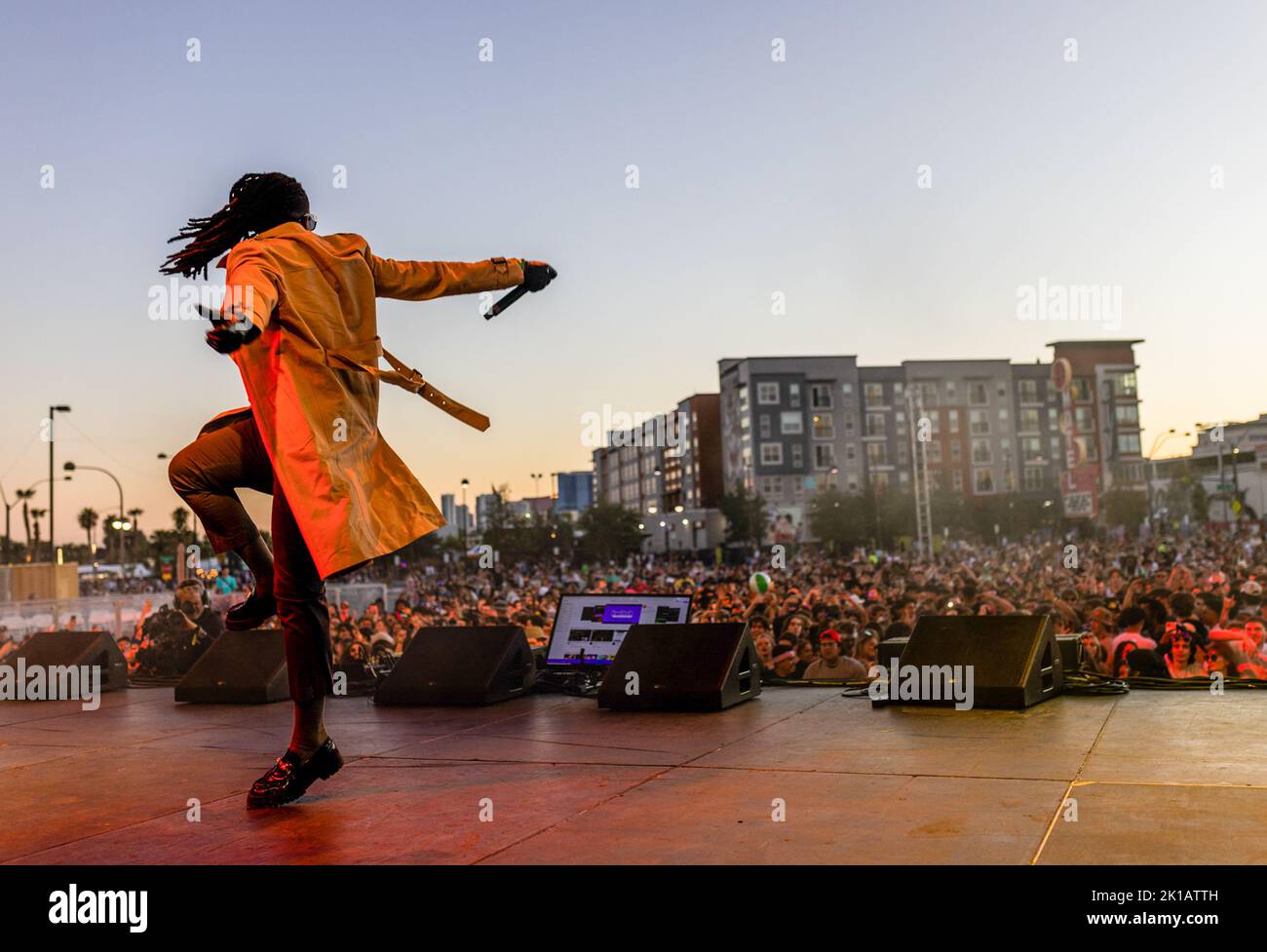 Las Vegas, USA. 16th Sep, 2022. Cochise performs on the Bacardi Stage ...