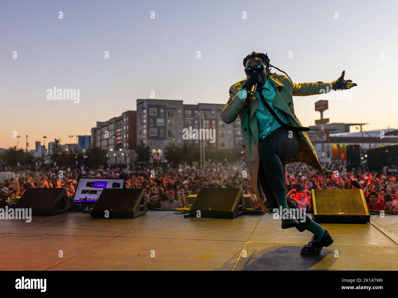 Las Vegas, USA. 16th Sep, 2022. Cochise performs on the Bacardi Stage ...