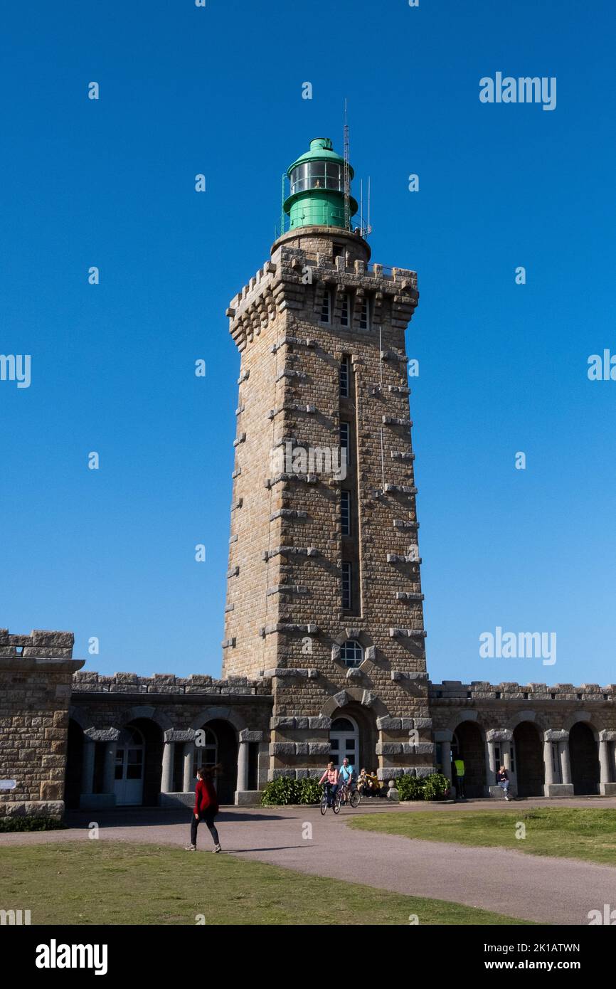 France, Brittany, Cap Frehel on 2021-07-30. Tourist visit of Cap Frehel ...
