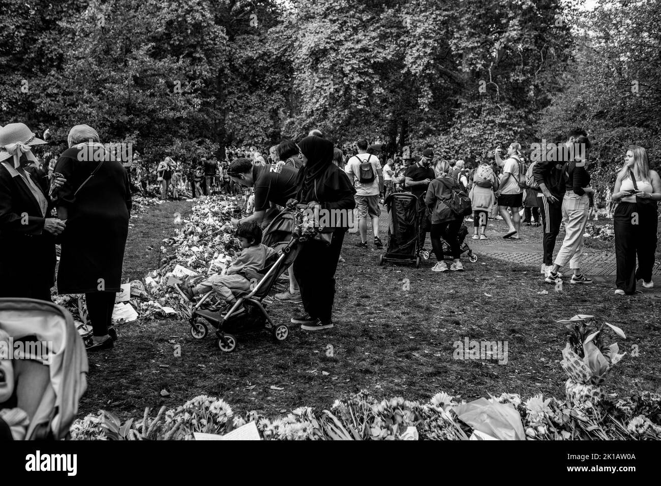 Around London in the year of Queen Elizabeth II passing Stock Photo - Alamy
