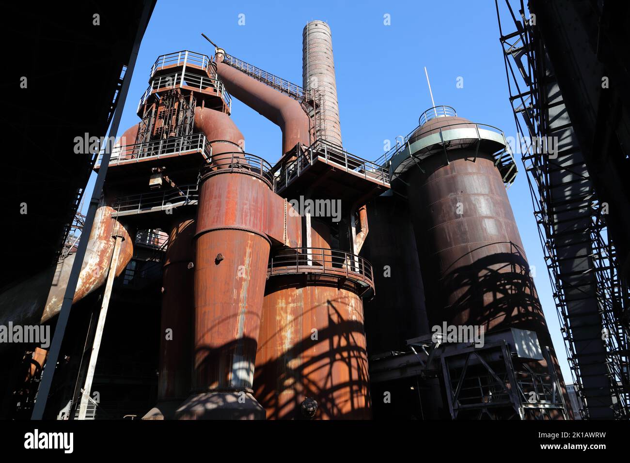 Saarland old steel factory hi-res stock photography and images - Alamy