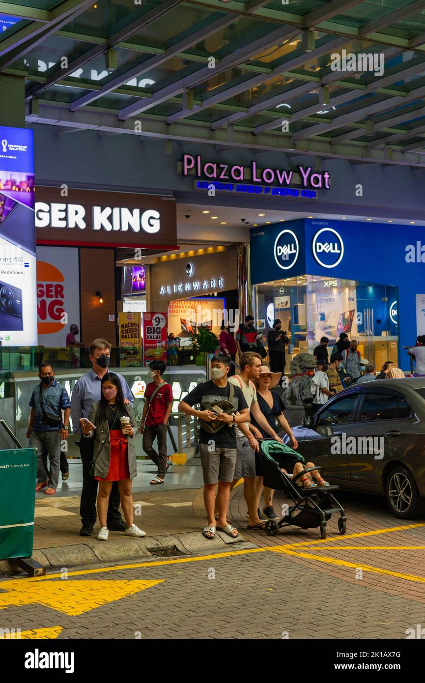 Entrance to the Low Yat technology mall, Kuala Lumpur, Malaysia Stock ...